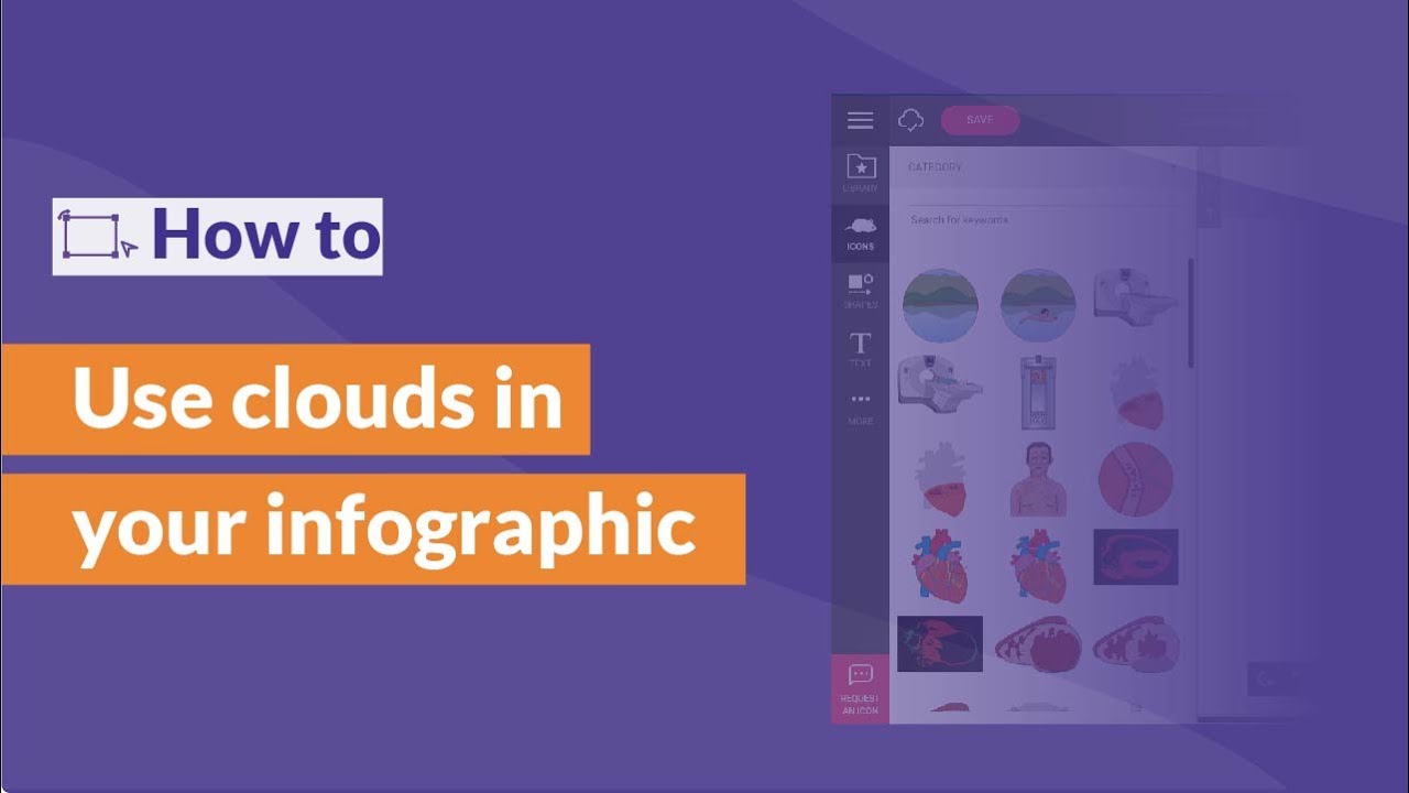 How to | Use Clouds in your Infographic - YouTube