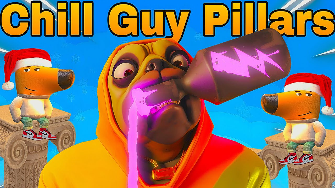 Just Chilling In Chill Guy Pillars!!! - YouTube