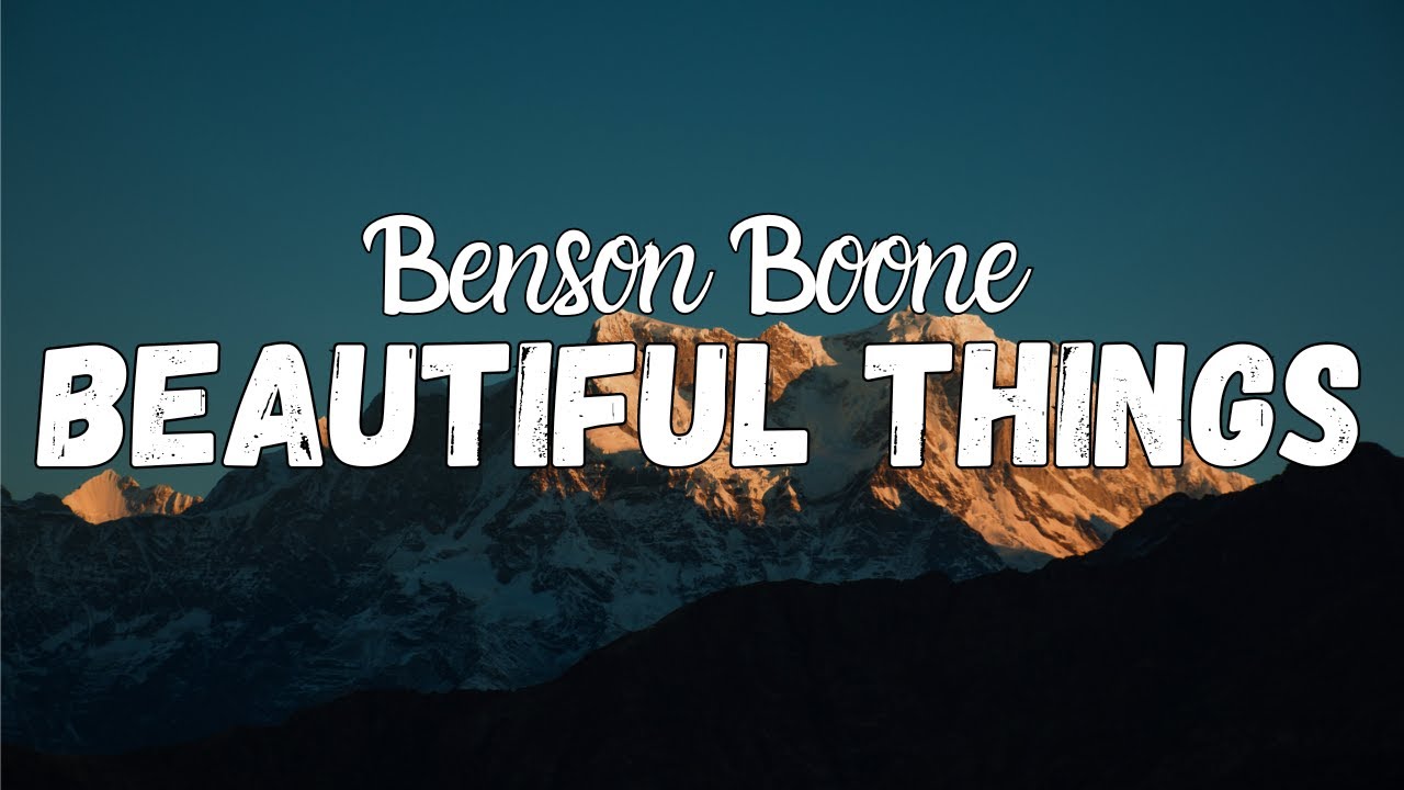 Benson Boone Beautiful Things Lyrics Testo Youtube