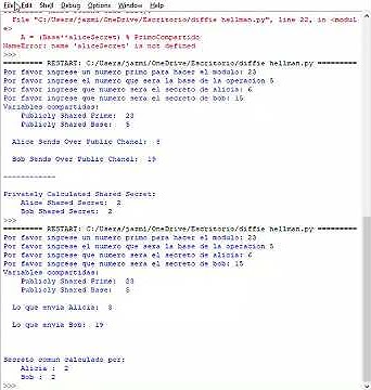 Diffie Hellman Little implementation python - YouTube