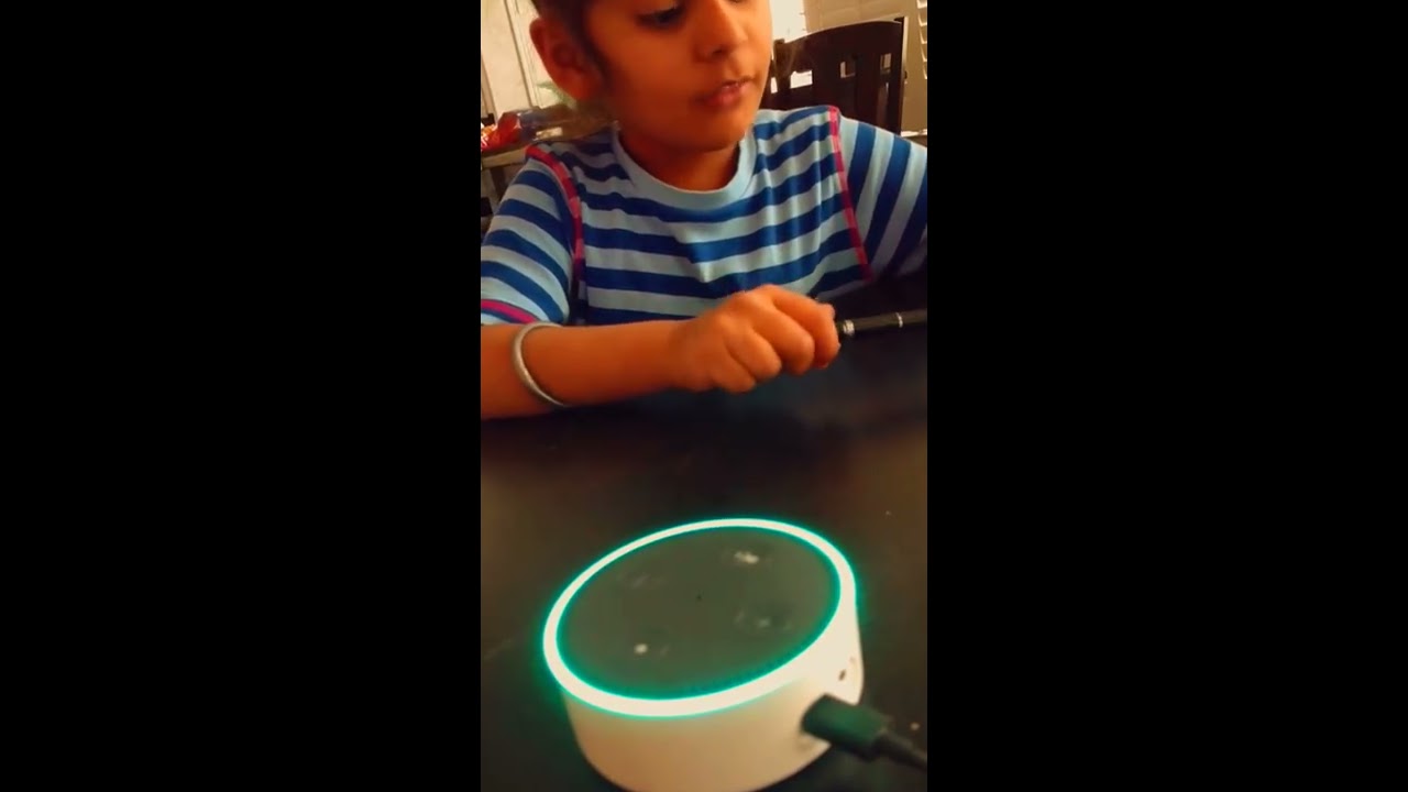 My kids talk to Alexa - YouTube