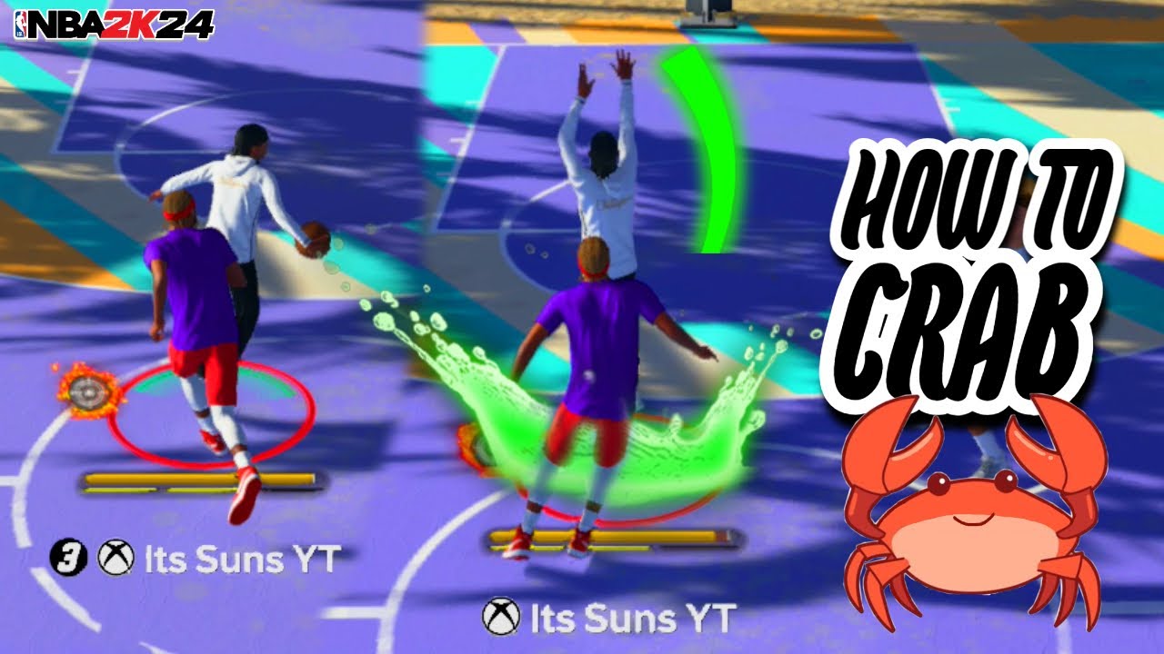 HOW TO CRAB ON NBA 2K24! CRAB DRIBBLE TUTORIAL ON NBA 2K24 - YouTube