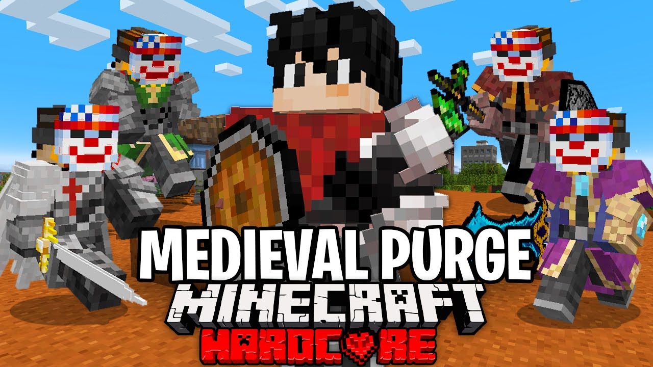 100 Players Simulate a MEDIEVAL PURGE Civilization in Minecraft - YouTube