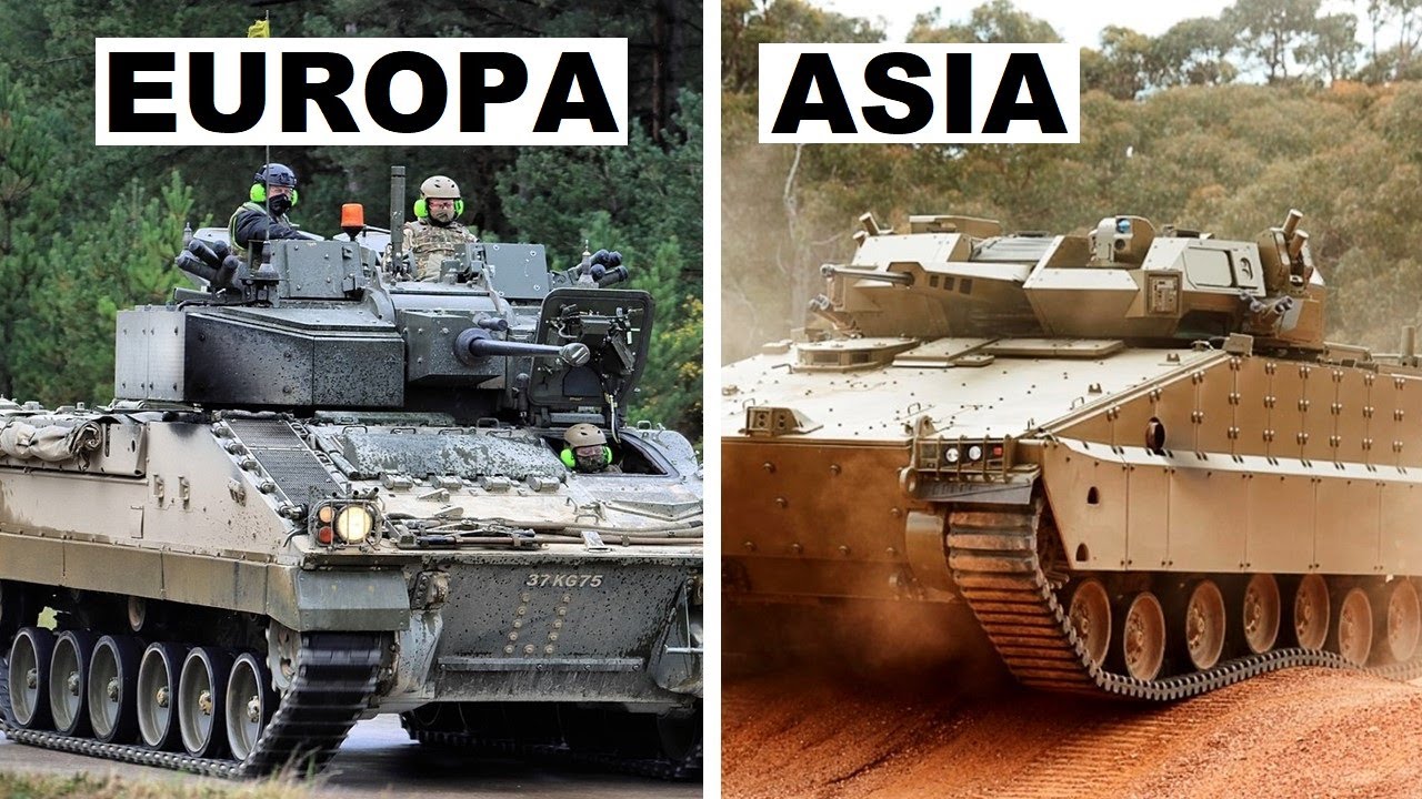 Blindados IFV fabricados en EUROPA vs IFV fabricados en ASIA ¿Cuáles ...