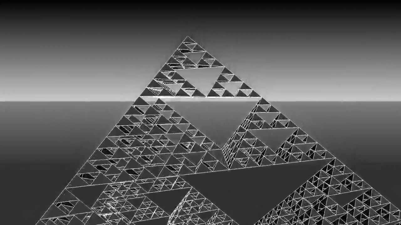 Sierpinski Triangle in Google SketchUp - YouTube