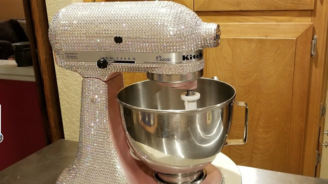Bling-A-Ding-Dinged out Kitchen Aid Mixer - YouTube