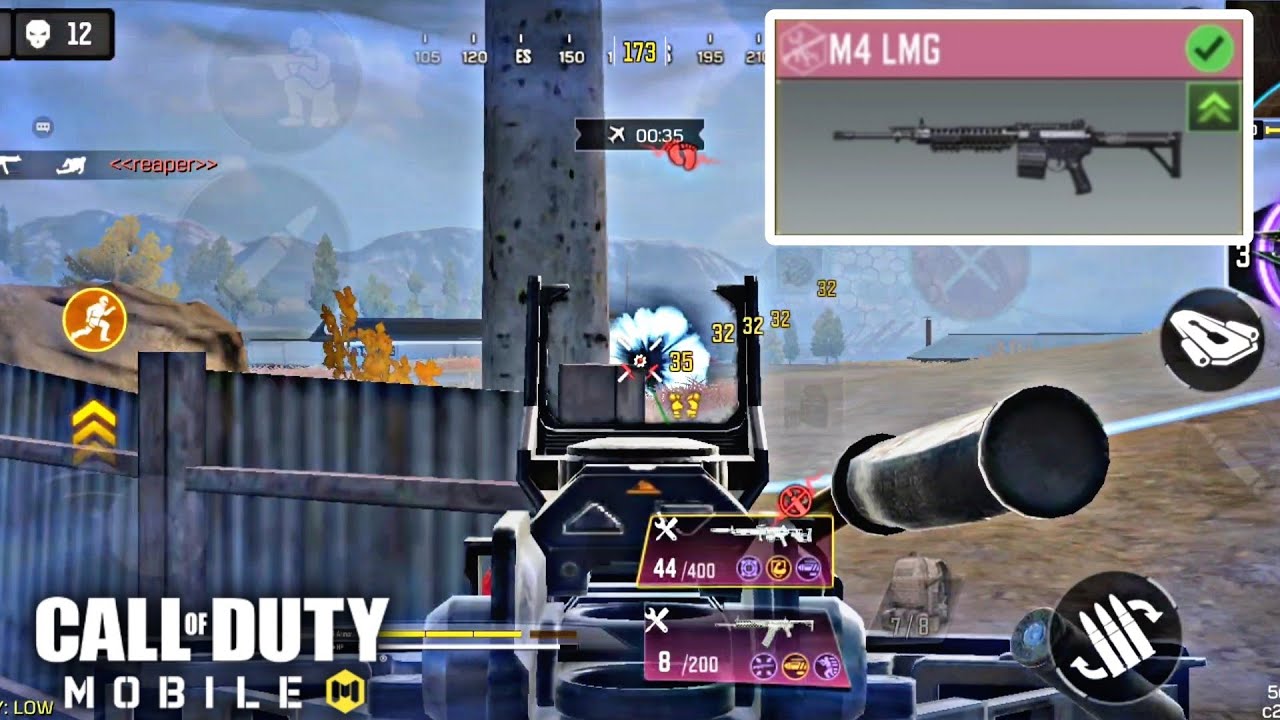 NO RECOIL M4 LMG GUNSMITH !!! | POCO X3 PRO | CODM GAMEPLAY - YouTube