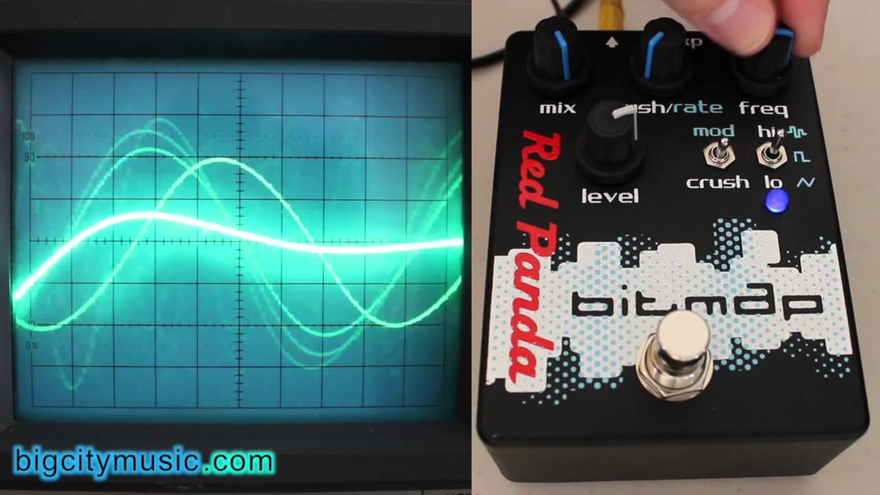 Red Panda Bitmap bitcrusher pedal - YouTube
