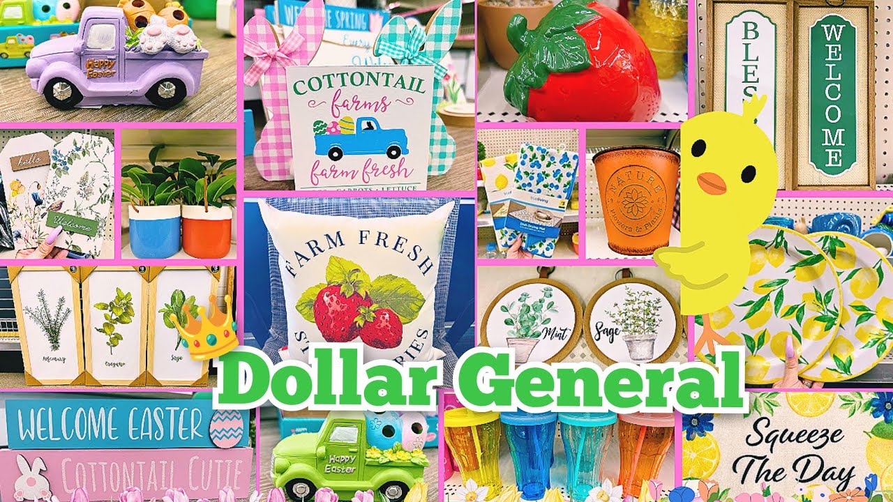👑🛒🔥 Spring into Dollar General Shop With Me!! Dollar General Spring ...