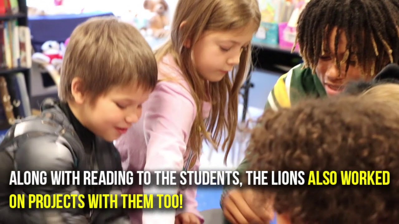 Louisa Lions visit Moss-Nuckols Elementary School - YouTube