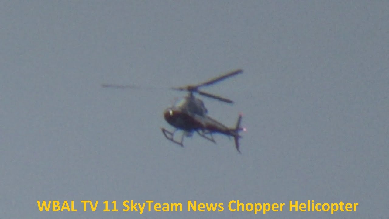 WBAL TV 11 SkyTeam News Chopper Helicopter - YouTube
