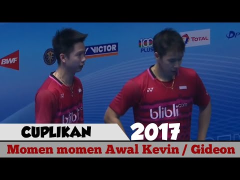 CUPLIKAN | Momen Awal awal bersinar - KEVIN Sanjaya & Markus GIDEON vs ...