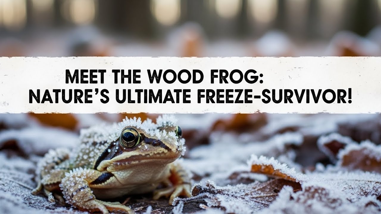 Meet the Wood Frog:Nature's Ultimate Freeze-Survivor!#FrozenSurvivor# ...