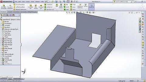 SolidWorks Sheet Metal Full Tutorial - YouTube