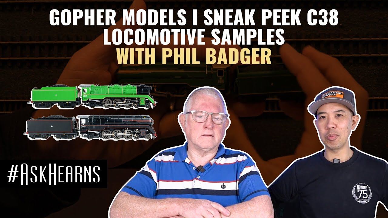 GOPHER MODELS Sneak Peek | C38 Locomotive Samples with Phil Badger ...