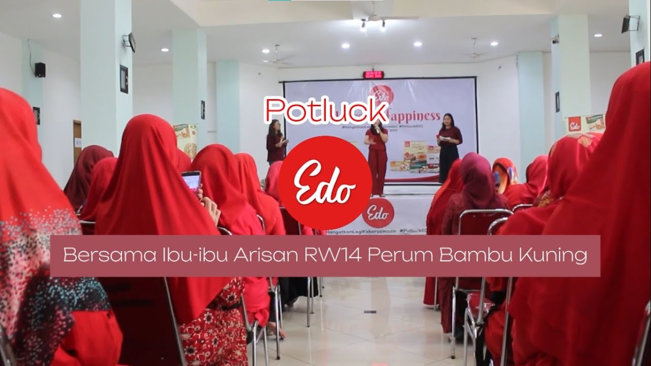 Kegiatan Potluck EDO Bersama Ibu-Ibu Arisan Bambu Kuning Bogor - YouTube