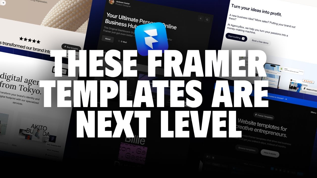 10+ Framer Creators Making INSANE Templates - YouTube
