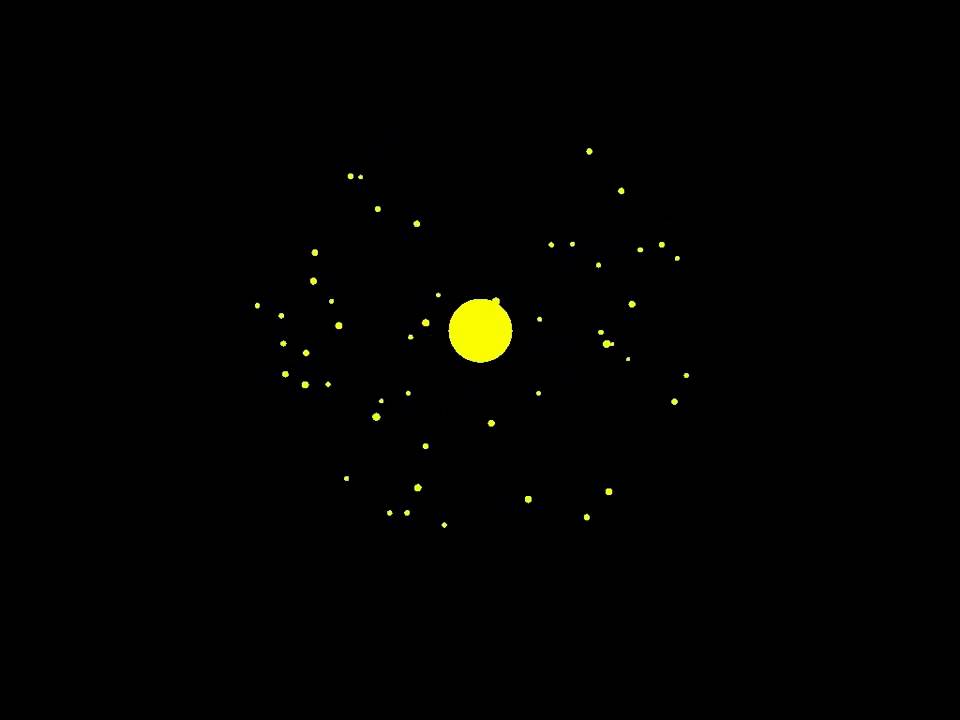 Fireflies test animation - YouTube