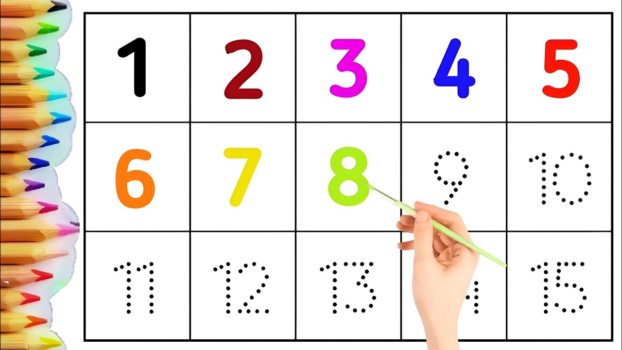 Learn Numbers, colors for kids | Counting 1 to 100,learn to count 123 ...