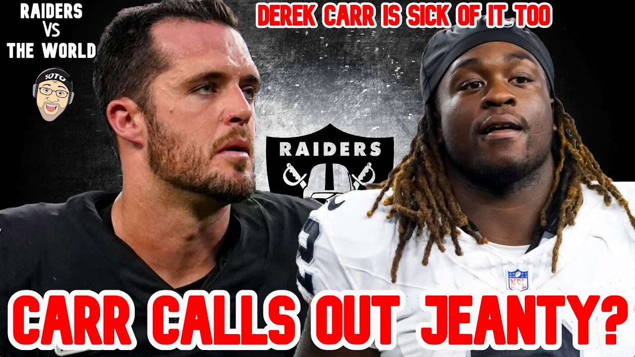 DEREK CARR HAS HAD ENOUGH! DC Talks Raiders, Leadership & Ashton Jeanty ...