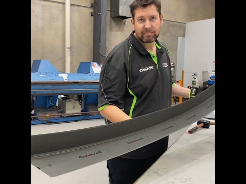 Making curved flashing
