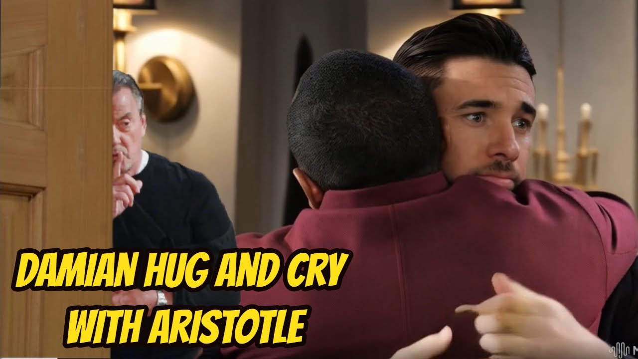 CBS Y&R Spoilers Shock Victor sneaks a look at Damian hugging Aristotle ...