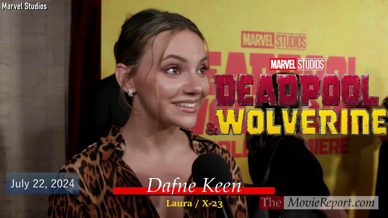 DEADPOOL & WOLVERINE premiere Dafne Keen, Kevin Feige, cast & crew interviews - July 22, 2024 4K ...