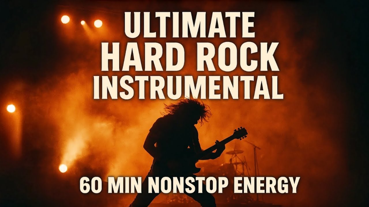 Ultimate Hard Rock Instrumental 60 MIN - Epic Guitar Riffs & Drums ...
