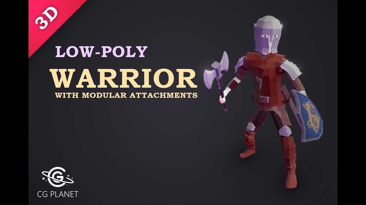 Animated Low Poly Warrior | Available On Asset Store! - YouTube