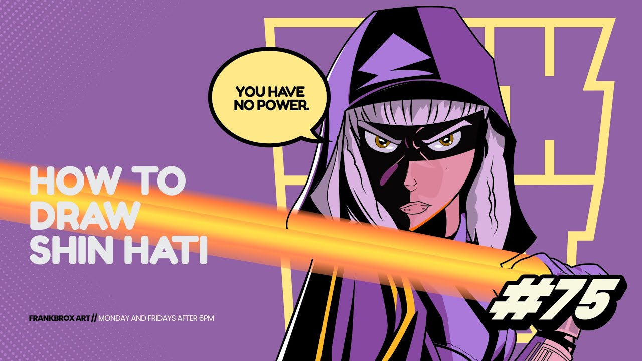 How to Draw Shin Hati - Step-by-Step Tutorial for Beginners - YouTube