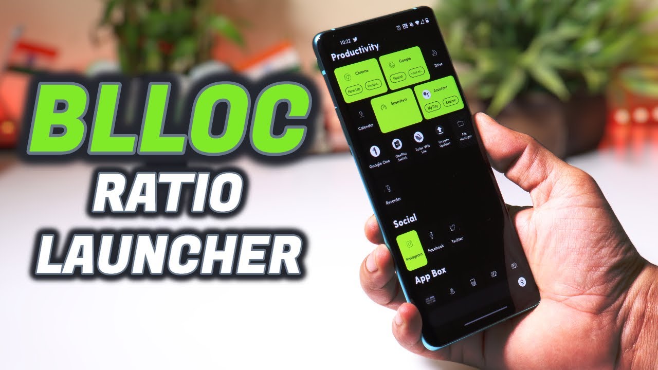 Install Blloc Ratio Launcher on any Oneplus device - YouTube