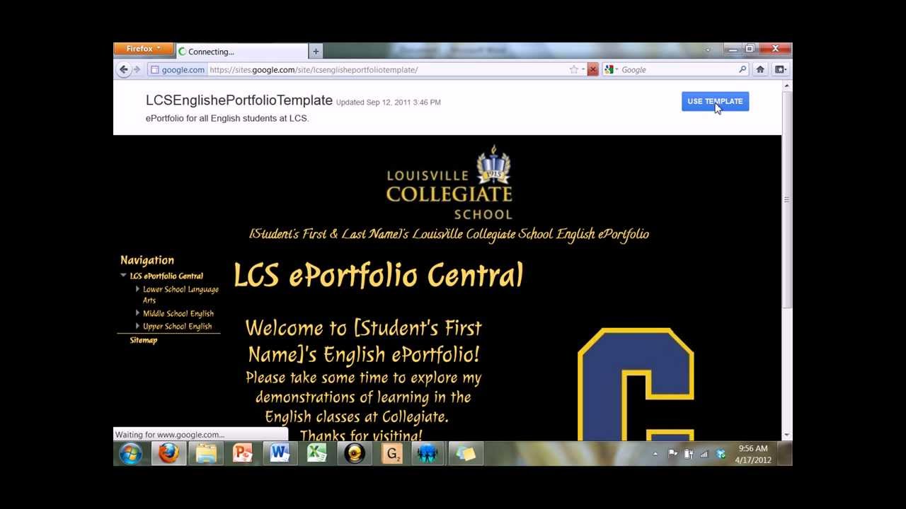 How to Create an ePortfolio in Your Collegiate English Class - YouTube