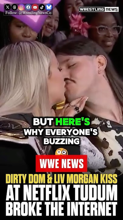 Liv Morgan And Dominik Mysterio Kiss At Netflix TUDUM Broke The Internet - YouTube