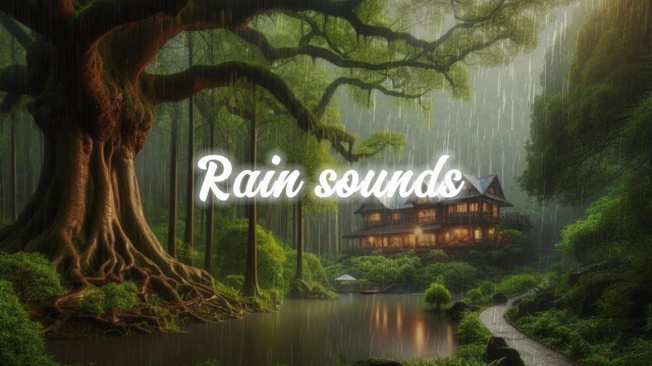 Raining sound for relaxing sleeping, meditation, - YouTube
