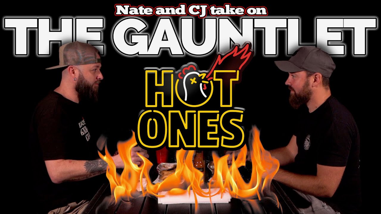 HOT ONES | Nate and CJ take on The Gauntlet | Blackstone Griddle - YouTube