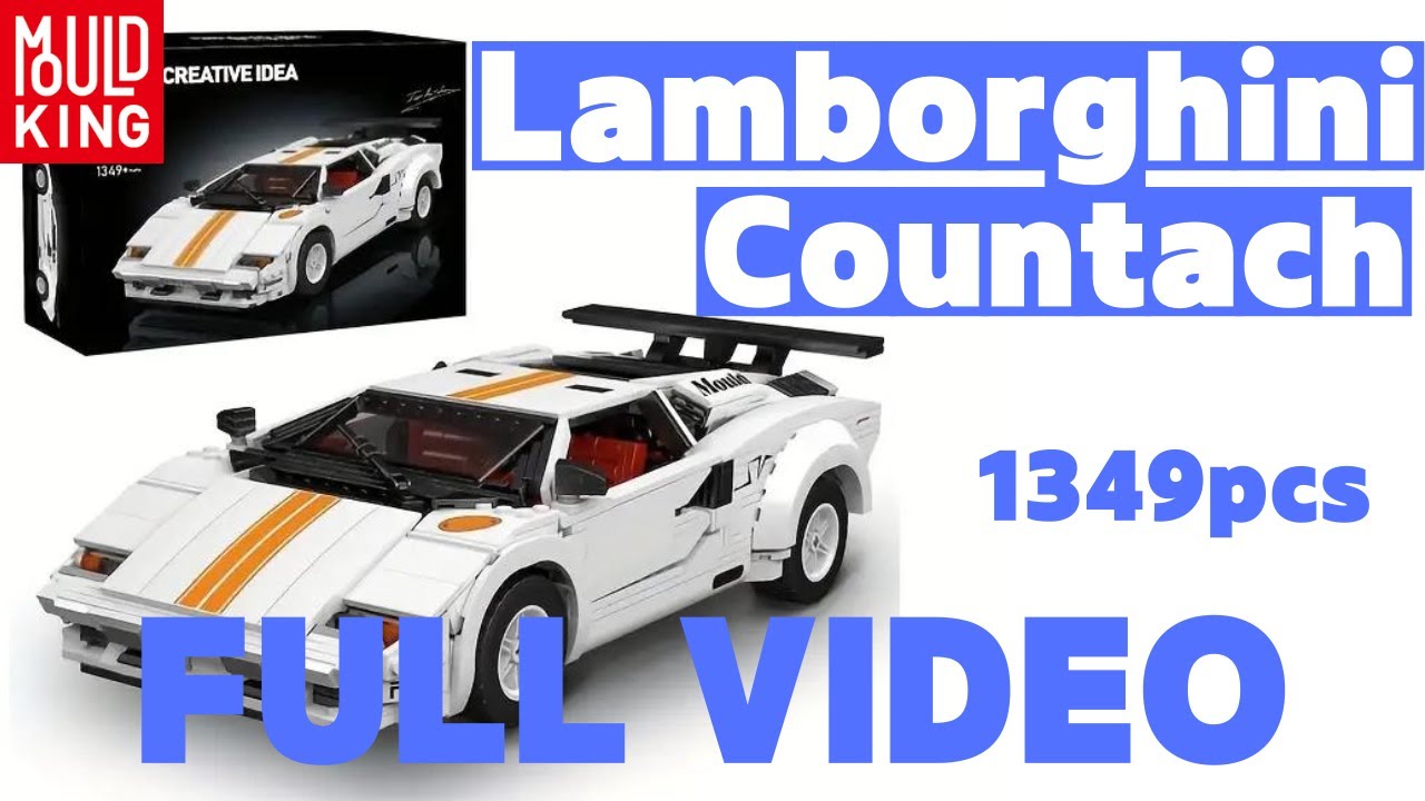 MOULDKING Lamborghini Countach speed build full video - YouTube