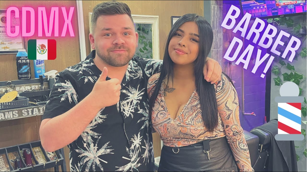 💈 Haircut & Beard Trim from Dayana / Barber Day in Mexico City (ASMR ...