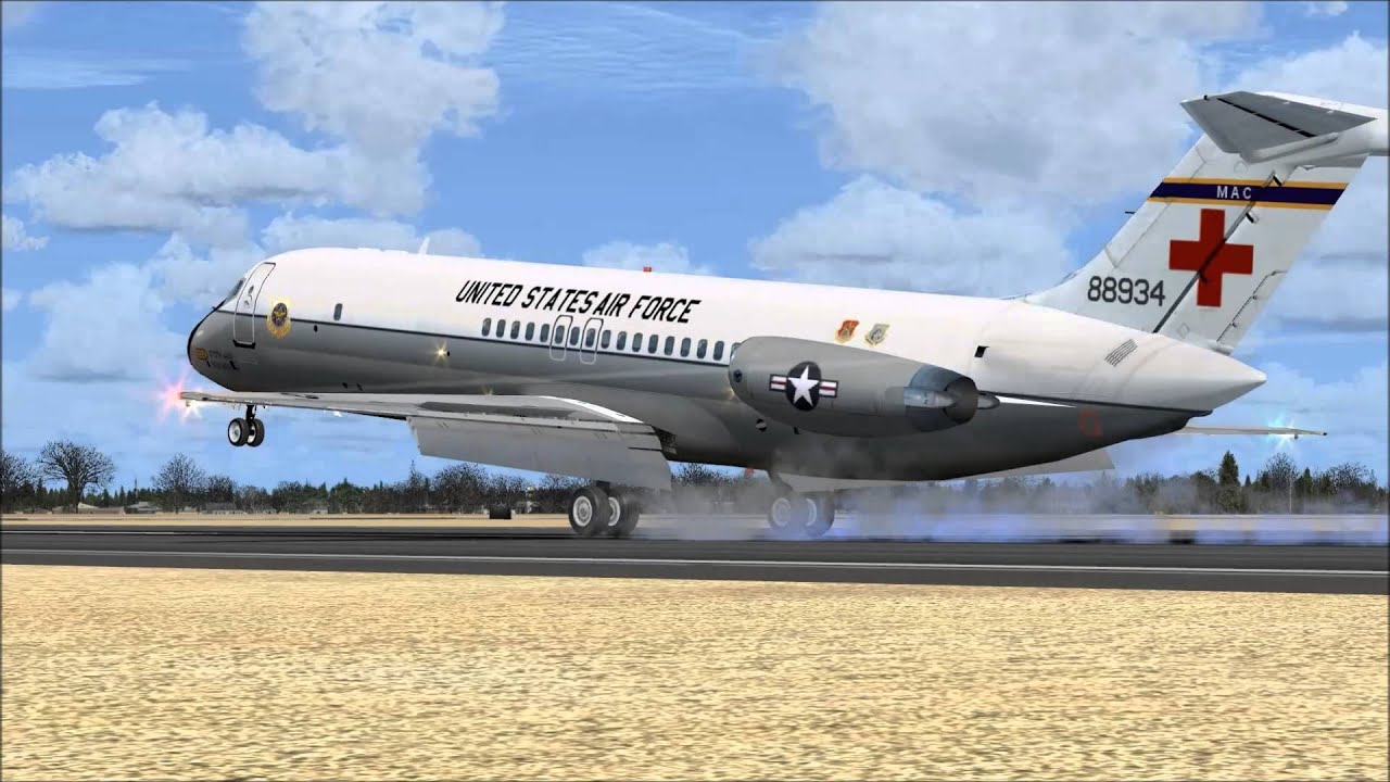 C 9A FSX (Approach & Landing) - YouTube