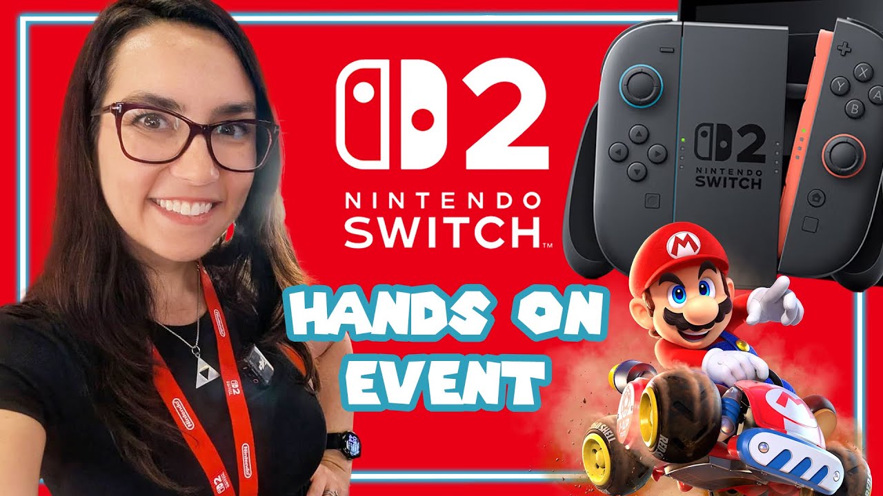 SWITCH 2 Hands On! | Tech & Games First Impressions - YouTube
