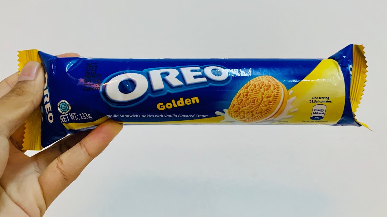 Rare Limited Edition Golden Oreo | Malaysian Snacks - YouTube