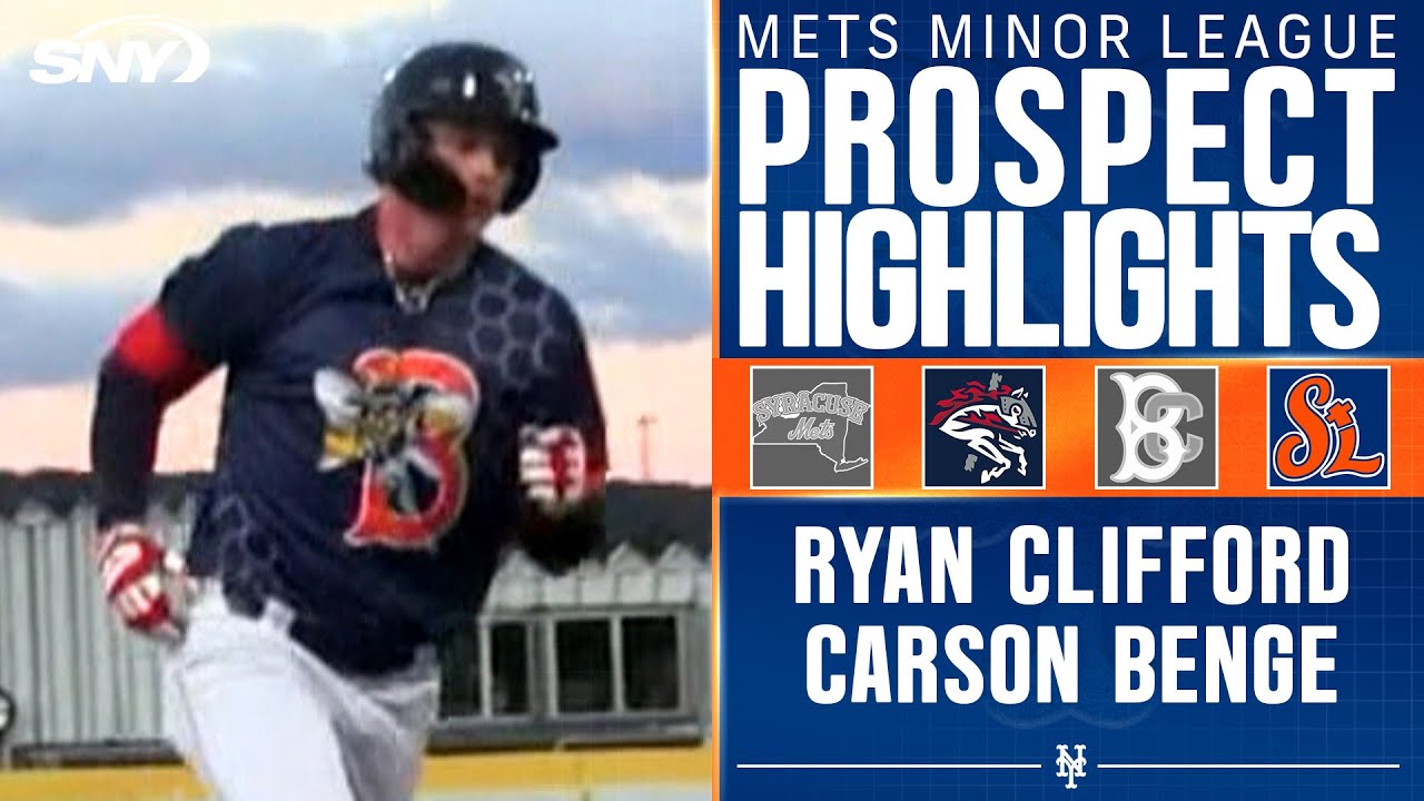 Mets prospects Ryan Clifford and Carson Benge put on impressive hitting ...