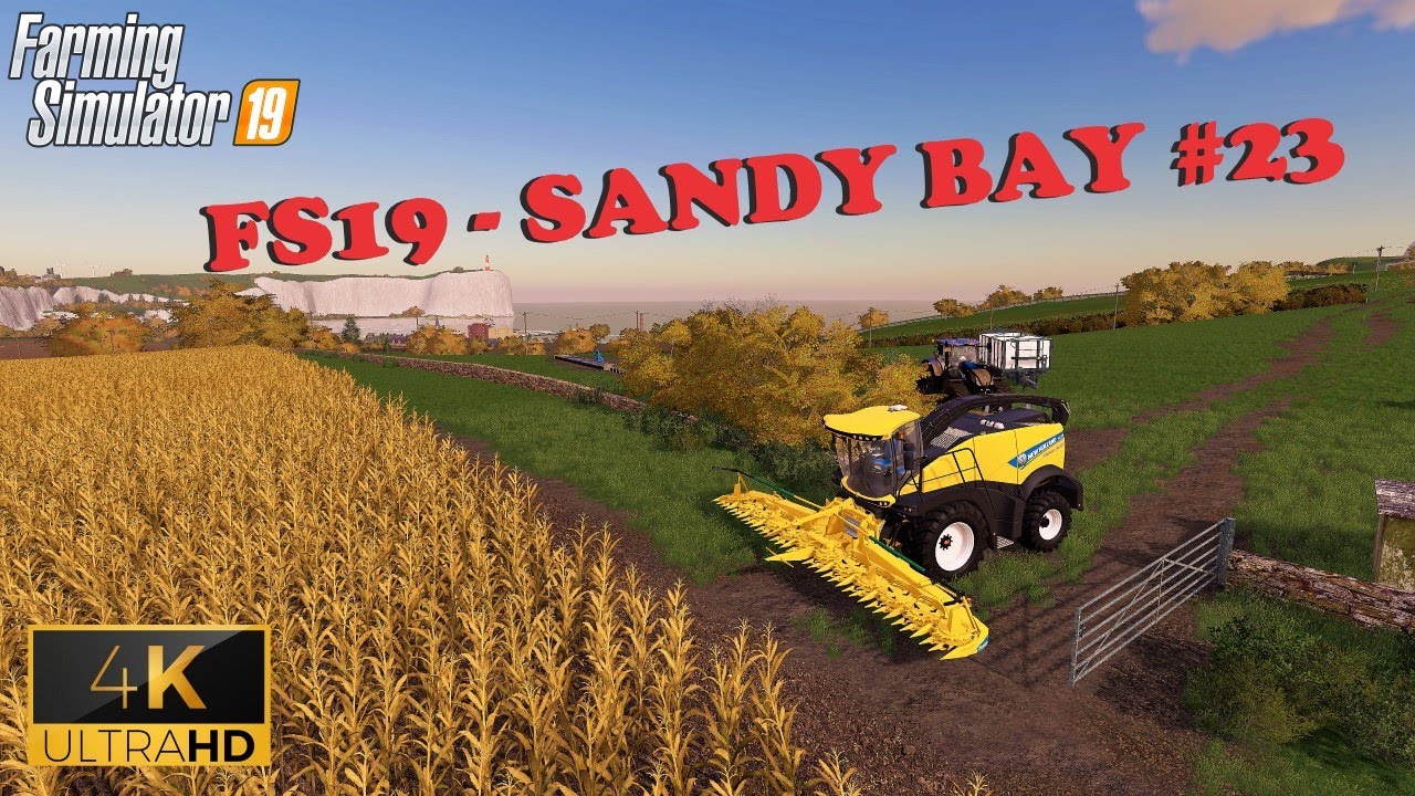MAIZE SILAGE TIME - FS19 Sandy Bay farm #23 - YouTube