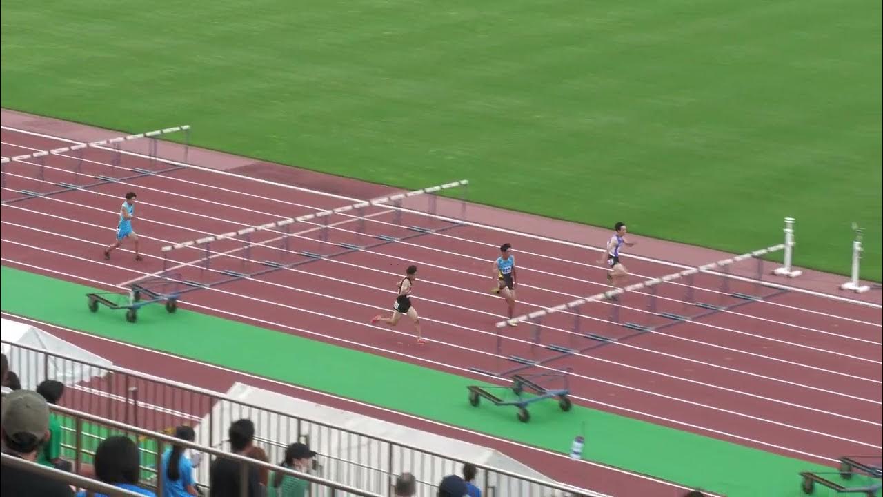 男子110mH 2組 市原ナイター2024 - YouTube