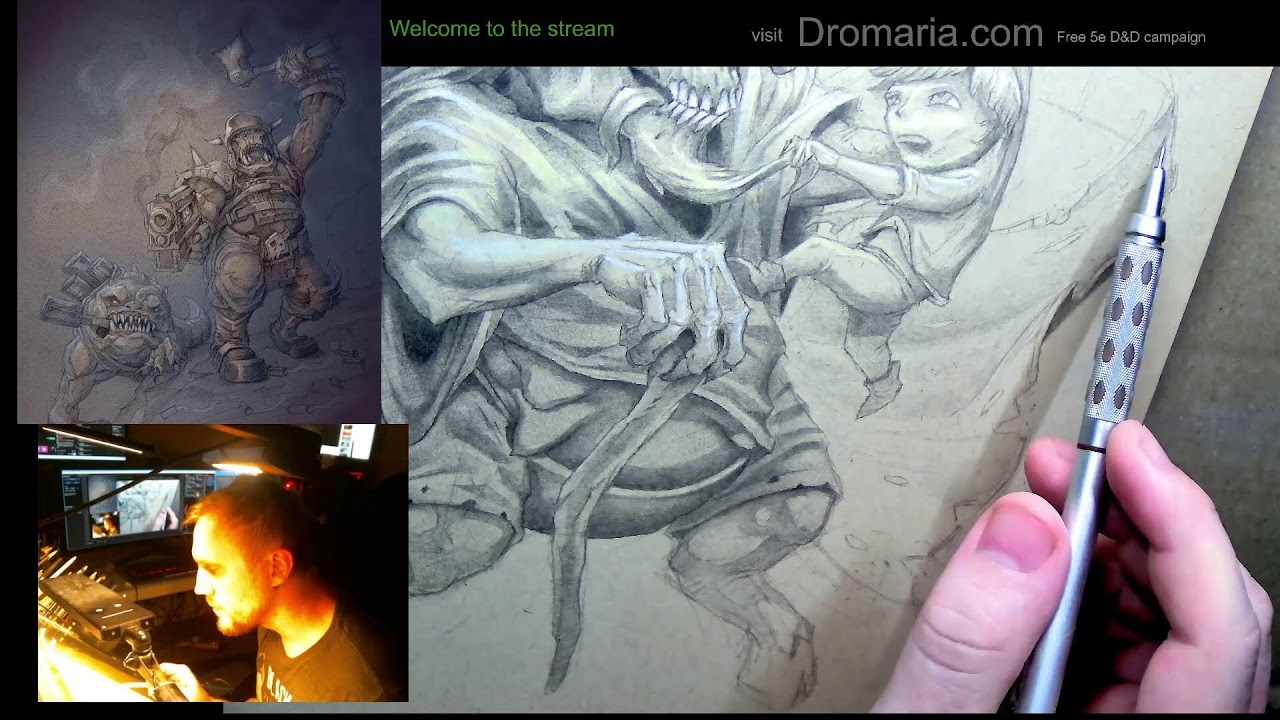 Lets Draw: Grýla Icelandic Troll - YouTube