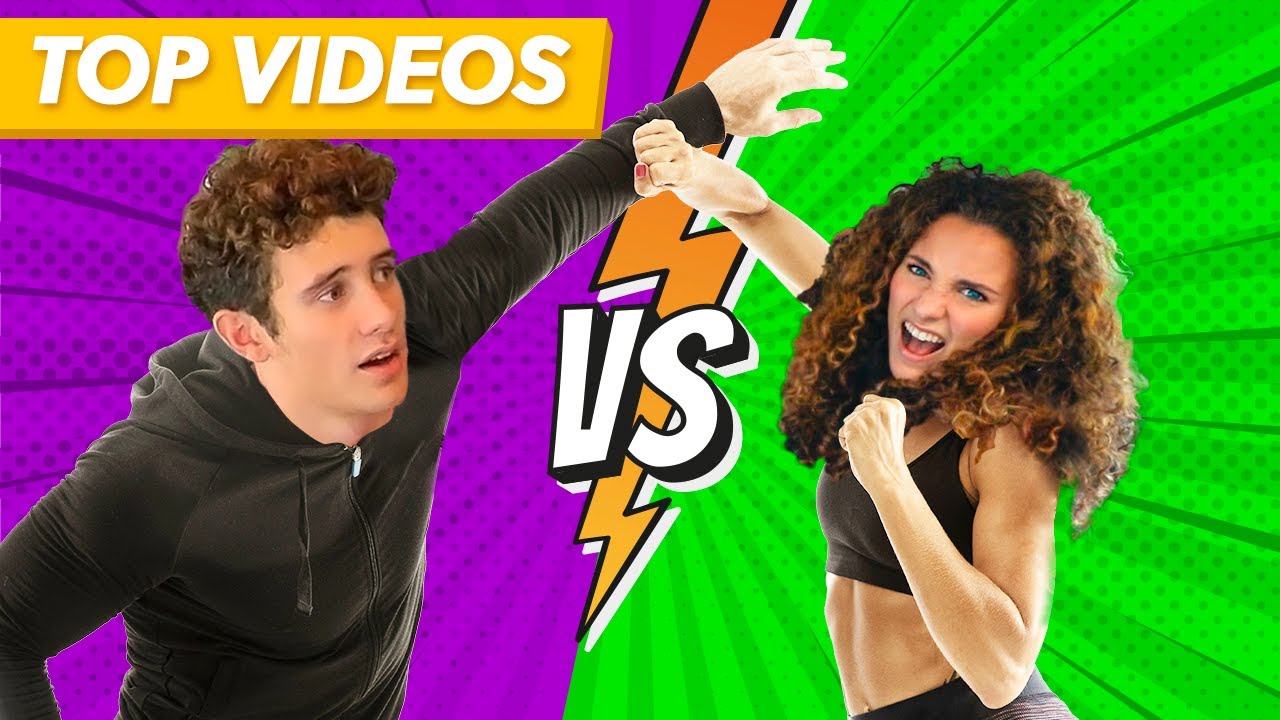 Best Of SISTER vs. BROTHER CHALLENGES! | Sofie Dossi - YouTube
