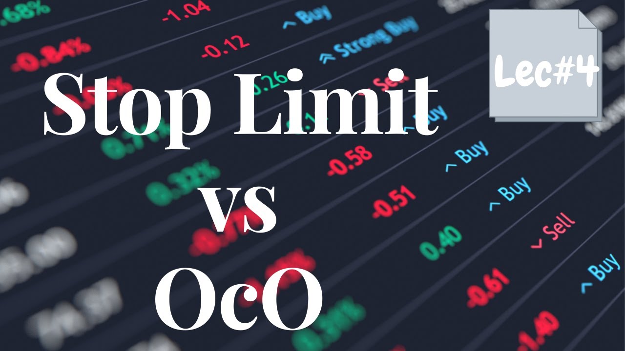Stop Limit vs Oco Urdu/Hindi | Lecture 4 - YouTube
