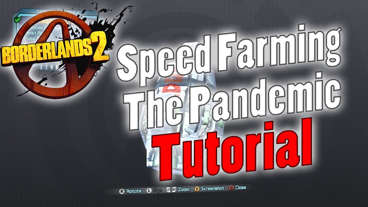 Borderlands 2 | Speed Farming The Pandemic | Tutorial - YouTube