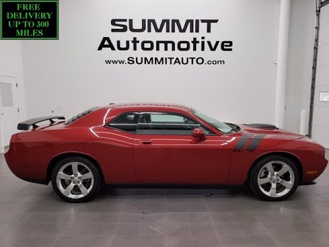 2009 DODGE CHALLENGER R/T INFERNO RED CERVINI SHAKER HOOD WALK AROUND ...