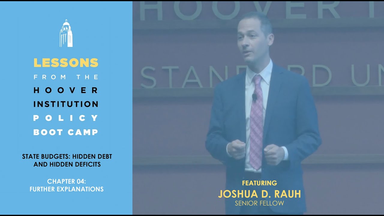 Further Explanations w/ Josh D. Rauh (Lessons from the Hoover Policy ...