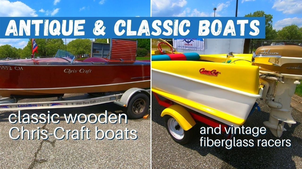 6 Antique & Classic Boats - Wooden Boats and Vintage Fiberglass Racers ...